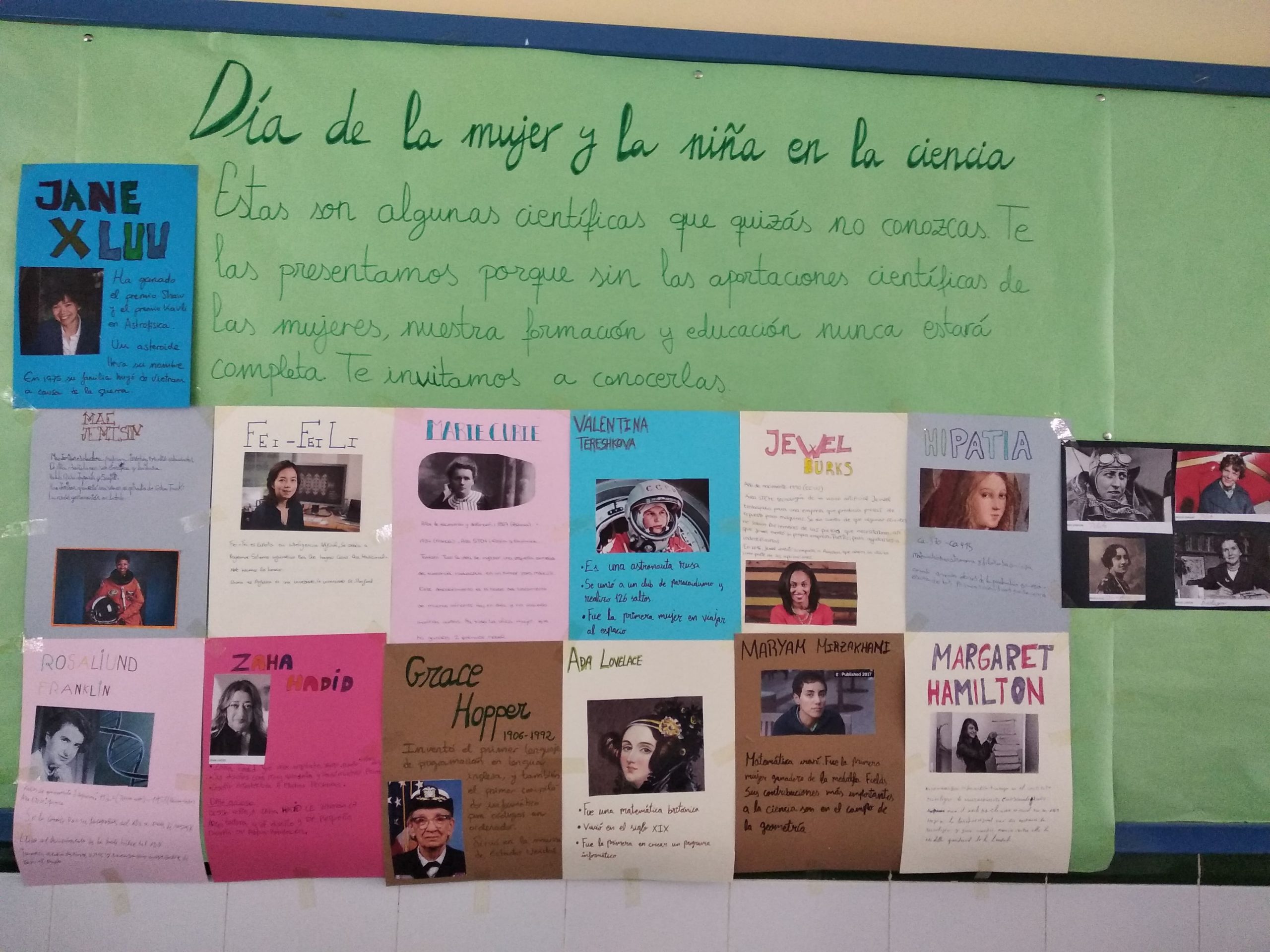 DÍA DE LA MUJER Y LA NIÑA EN LA CIENCIA - IES Polígono Sur